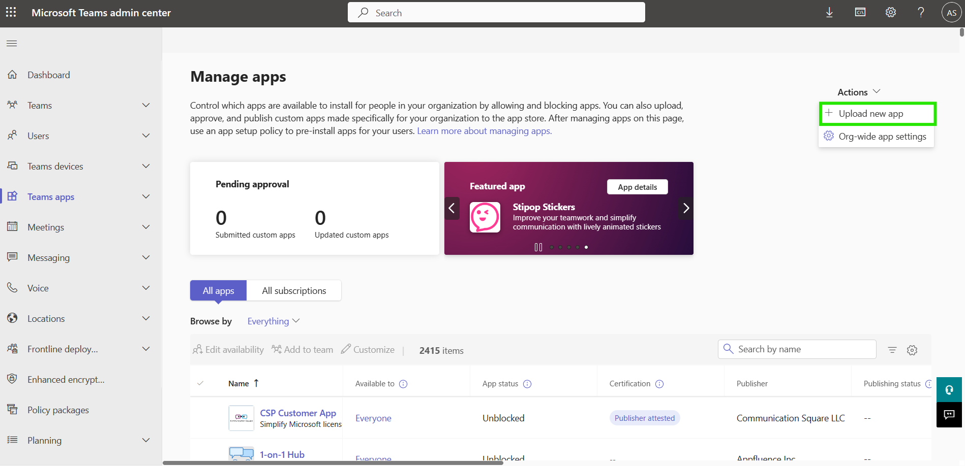 Adding ResNet Microsoft Teams App